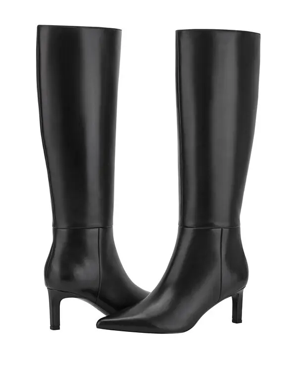 MARC FISHER LTD. Eva Boots - Black Leather