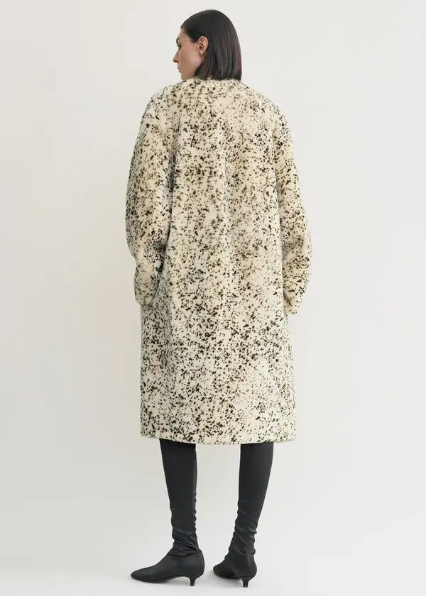 TOTEME Stracciatella Shearling Coat