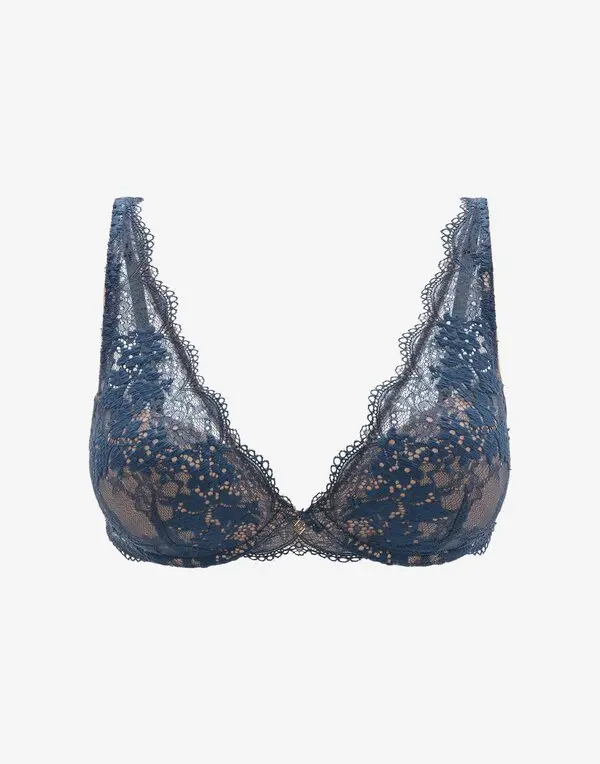 THIRDLOVE All Day Lace Uplift Plunge Bra - Evening Teal