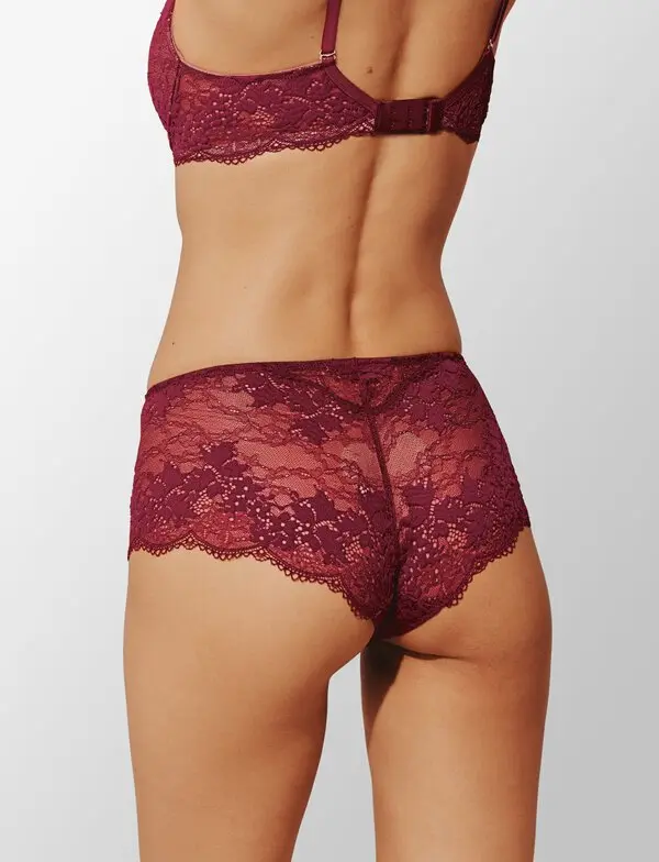 THIRDLOVE All Day Lace Cheeky Panty - Ruby