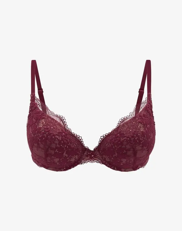 THIRDLOVE All Day Lace Push-up Bra - Ruby