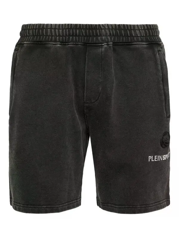 PLEIN SPORT Logo-print Cold-dye Shorts