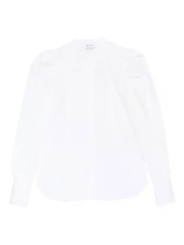 Alexander McQueen Puff-sleeve Button-front Shirt