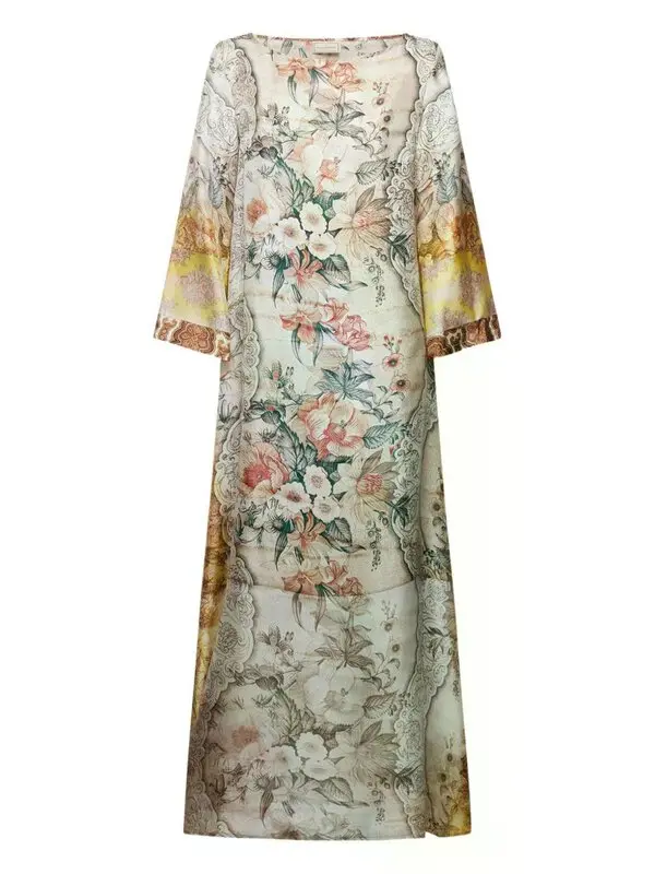 PIERRE-LOUIS MASCIA Floral-lace Maxi Dress