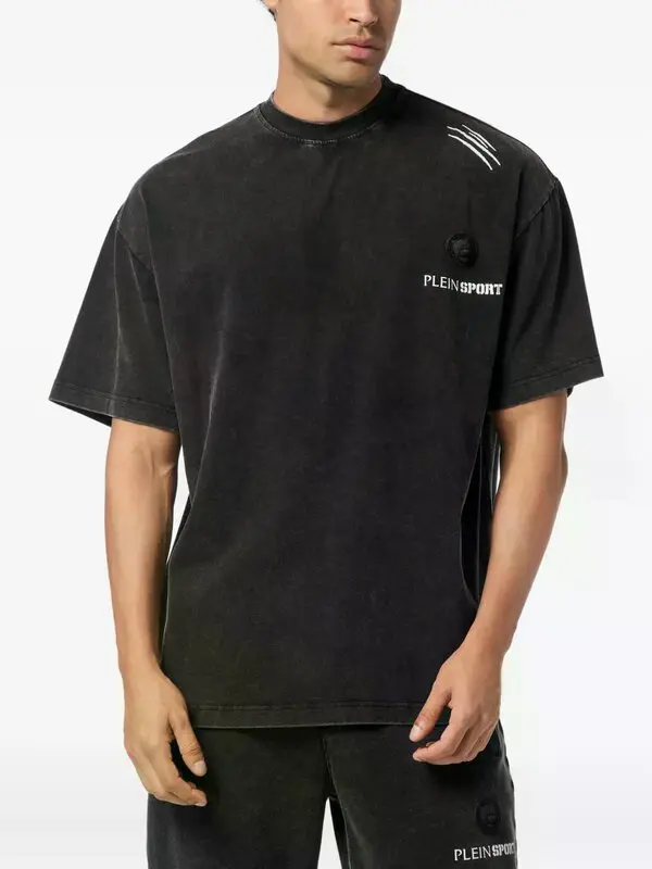 PLEIN SPORT Logo-plaque T-shirt