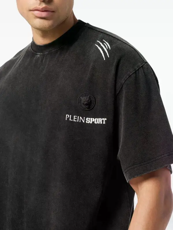 PLEIN SPORT Logo-plaque T-shirt