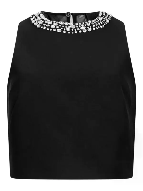 Liu Jo Rhinestone-embellished Sleeveless Top