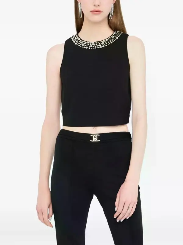 Liu Jo Rhinestone-embellished Sleeveless Top
