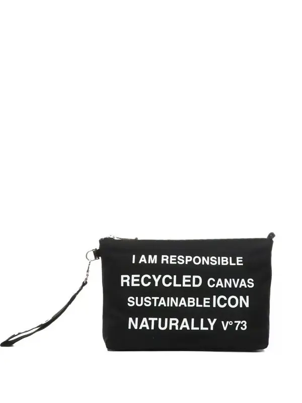 V°73 Logo-print Clutch