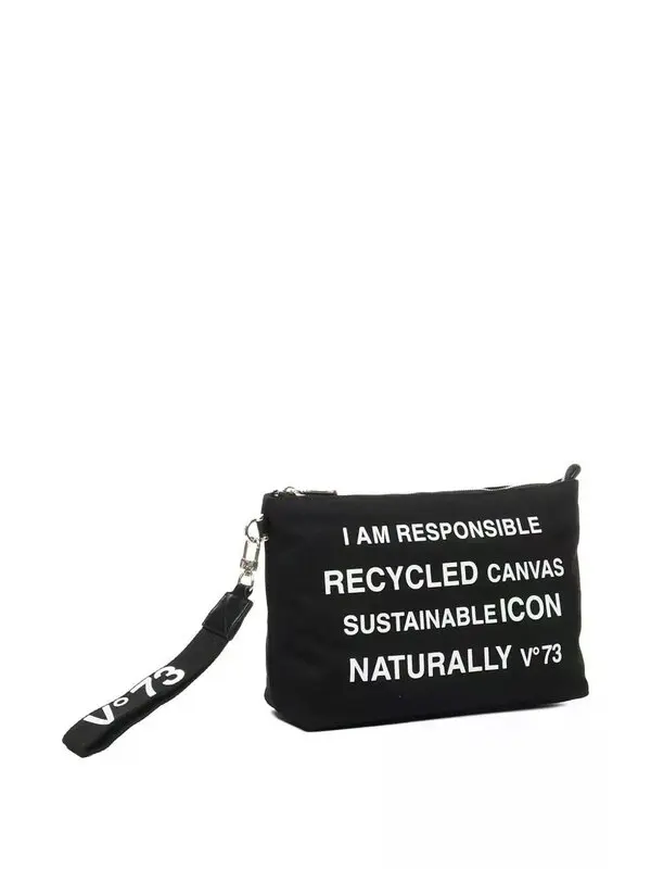 V°73 Logo-print Clutch