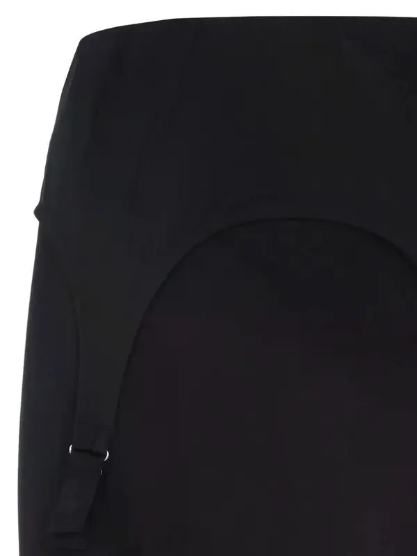 JEAN PAUL GAULTIER Suspender-detail Maxi Skirt - Blue