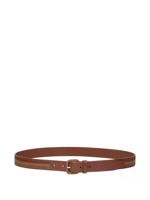Giorgio Armani Leather Belt - Brown