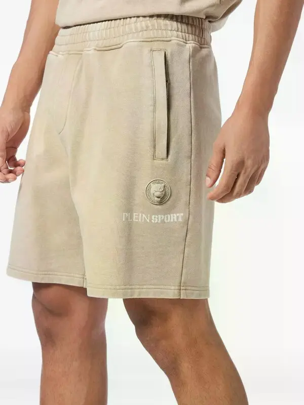 PLEIN SPORT Logo-plaque Track Shorts