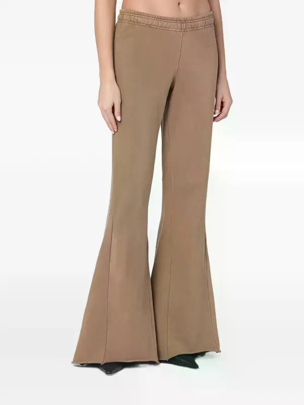 ENTIRE STUDIOS Elasticated-waist Flared Trousers - Neutrals