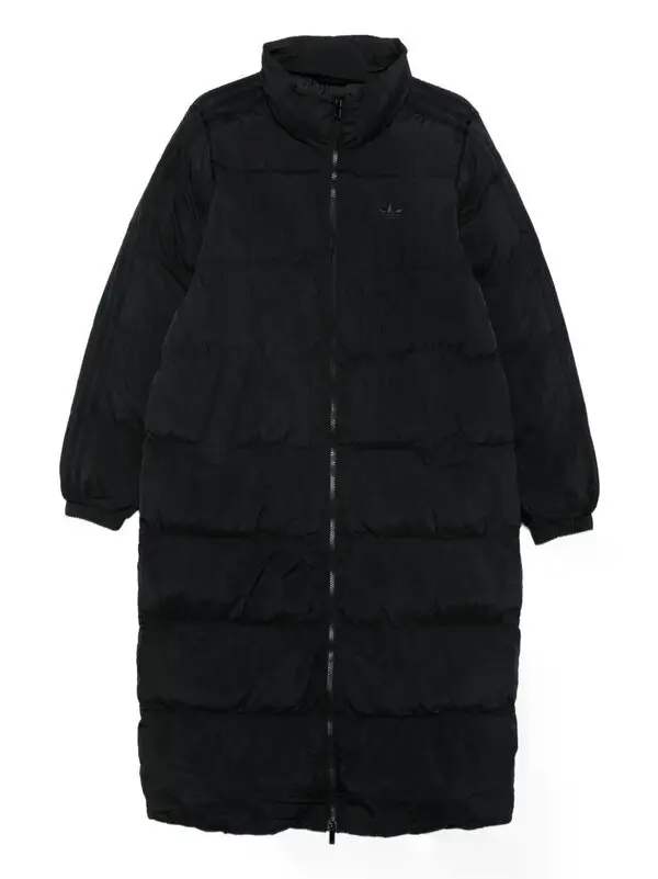 Adidas Adicolor Quilted-panel Long Coat