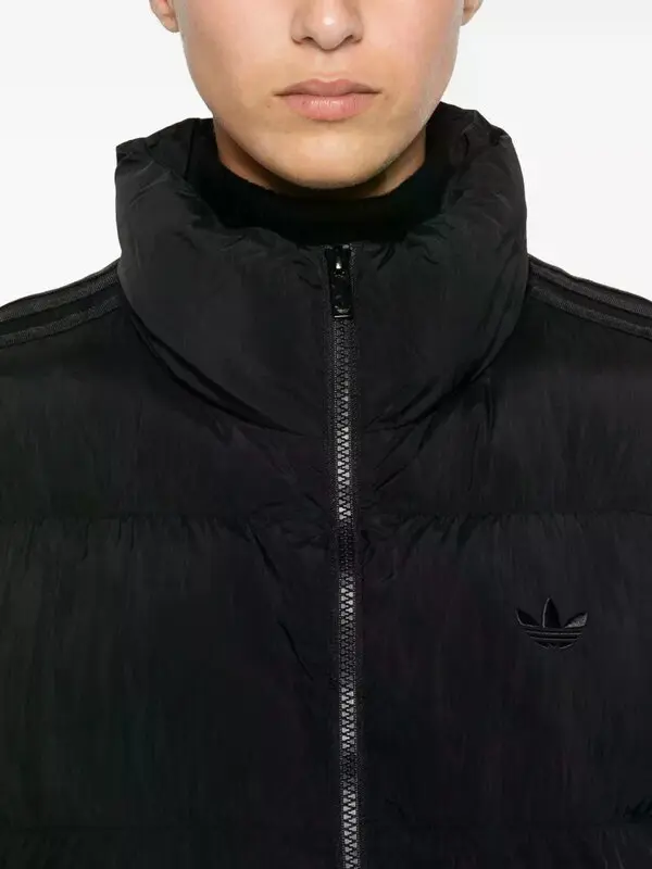 Adidas Adicolor Quilted-panel Long Coat
