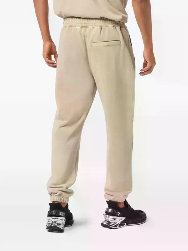 PLEIN SPORT Logo-embroidered Cuffed Joggers