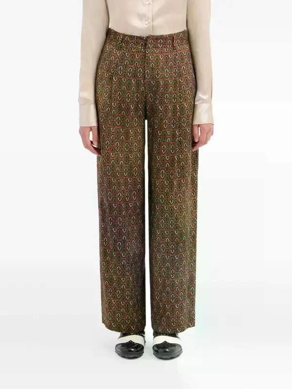 PIERRE-LOUIS MASCIA Patterned Trousers