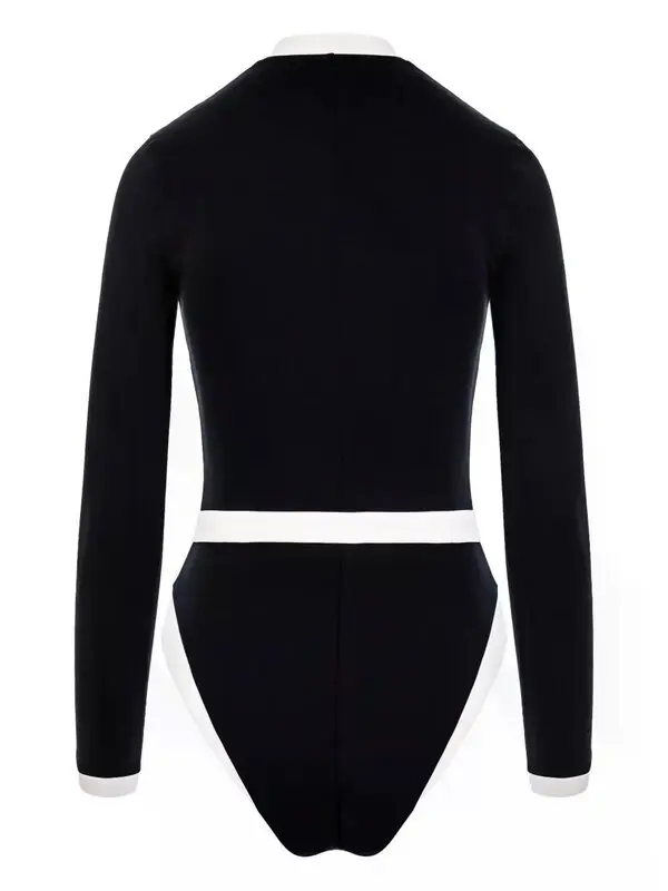 NOIRE SWIMWEAR Elise Long-sleeve Swimsuit