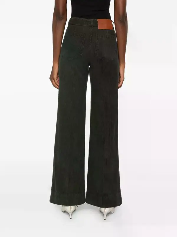 Victoria Beckham Button-fastening Wide Leg Pants