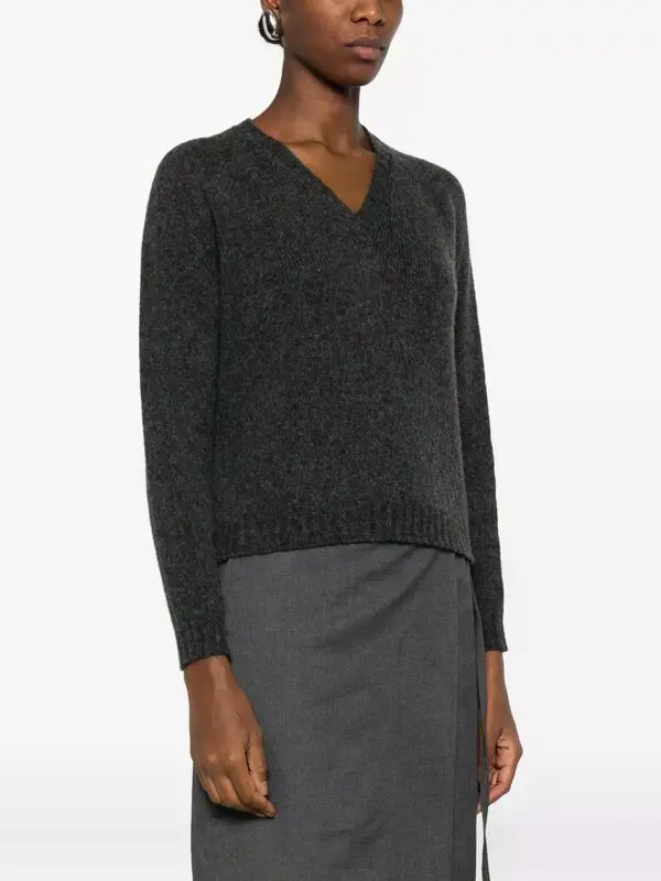 ROBERTO COLLINA V-neck Boxy Sweater