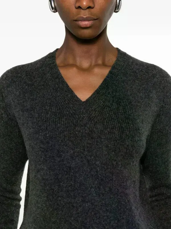 ROBERTO COLLINA V-neck Boxy Sweater