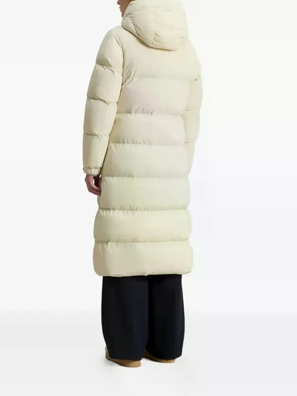 Woolrich Cloud Madison Hooded Quilted Coat - White