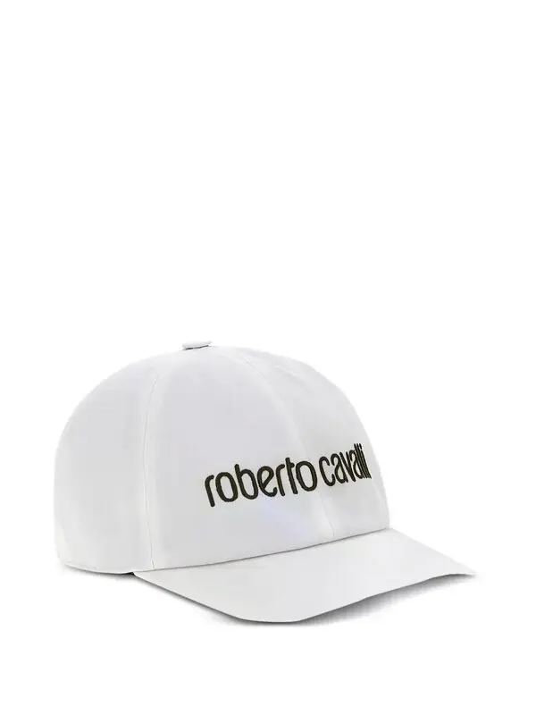Roberto Cavalli Logo-embroidered Baseball Cap - White
