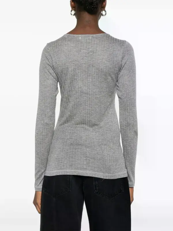 Marc O'polo Button-up Ribbed Henley Top