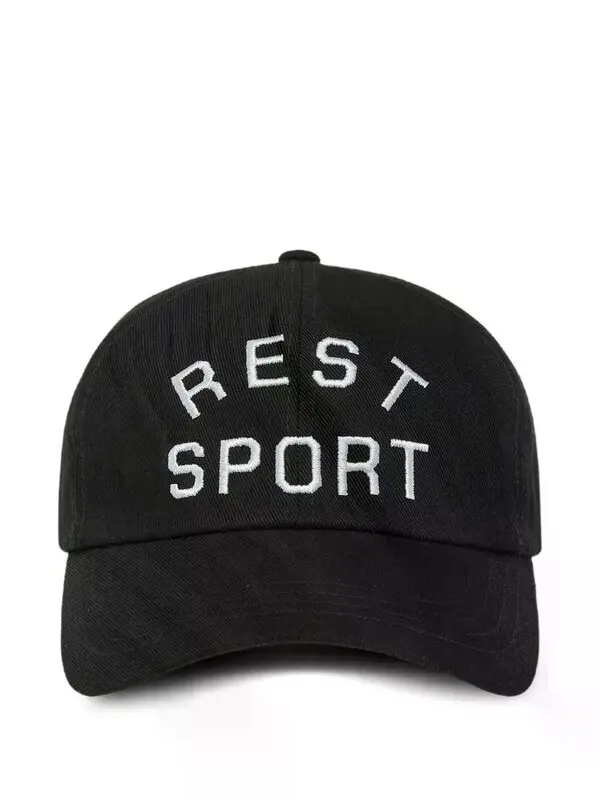 REST&RECREATION Logo-embroidered Cap - Black