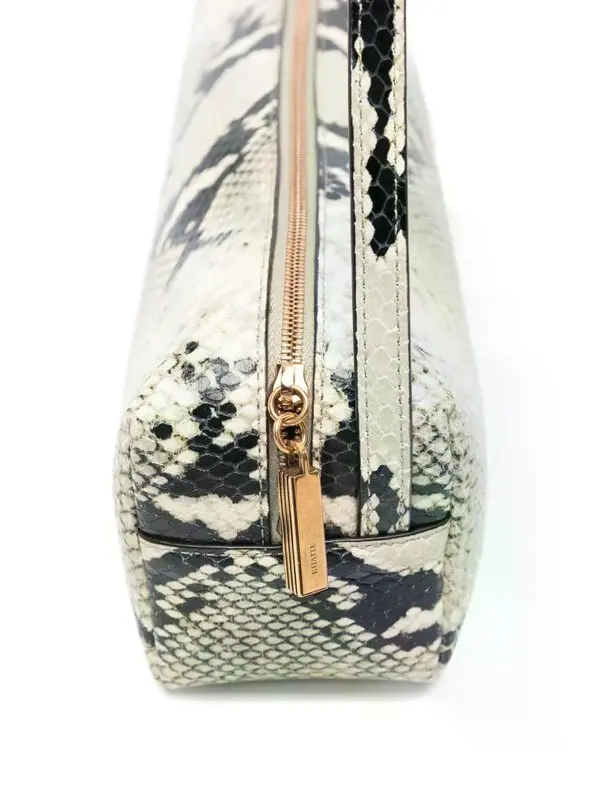 Khaite Kye Python-embossed Shoulder Bag