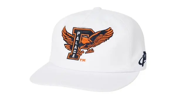 PALACE Eagles Snapback 5 Panel Cap - White