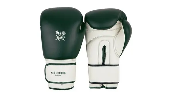 Aimé Leon Dore Crest Boxing Gloves - Green/cream