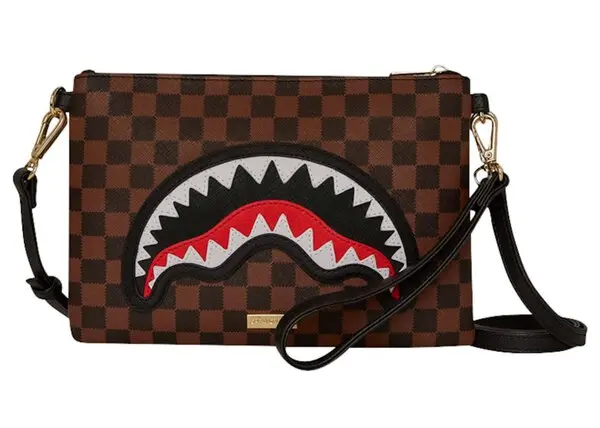 SPRAYGROUND Sawtooth Sharks In Paris Crossover Clutch