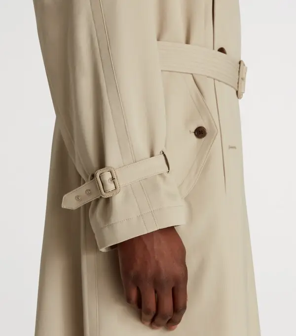 Dunhill Wool Double-breasted Trench Coat