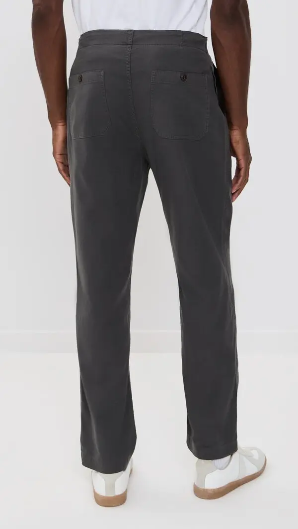 Faherty Brand Dune Utility Pants - Graphite Tide