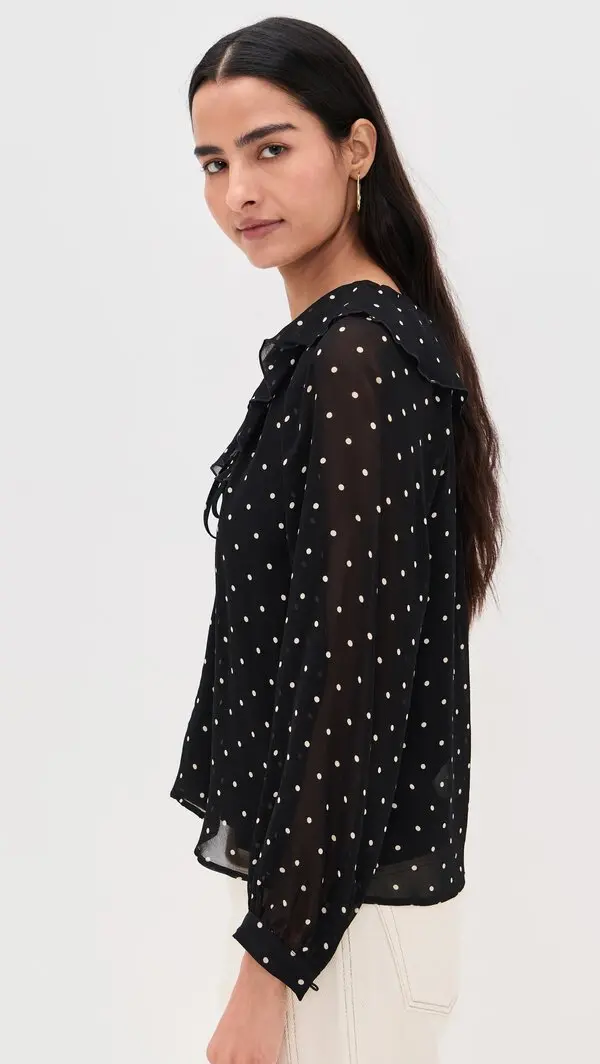 Rails Honora Polka Dot Blouse