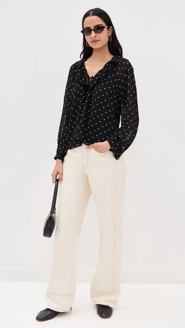 Rails Honora Polka Dot Blouse