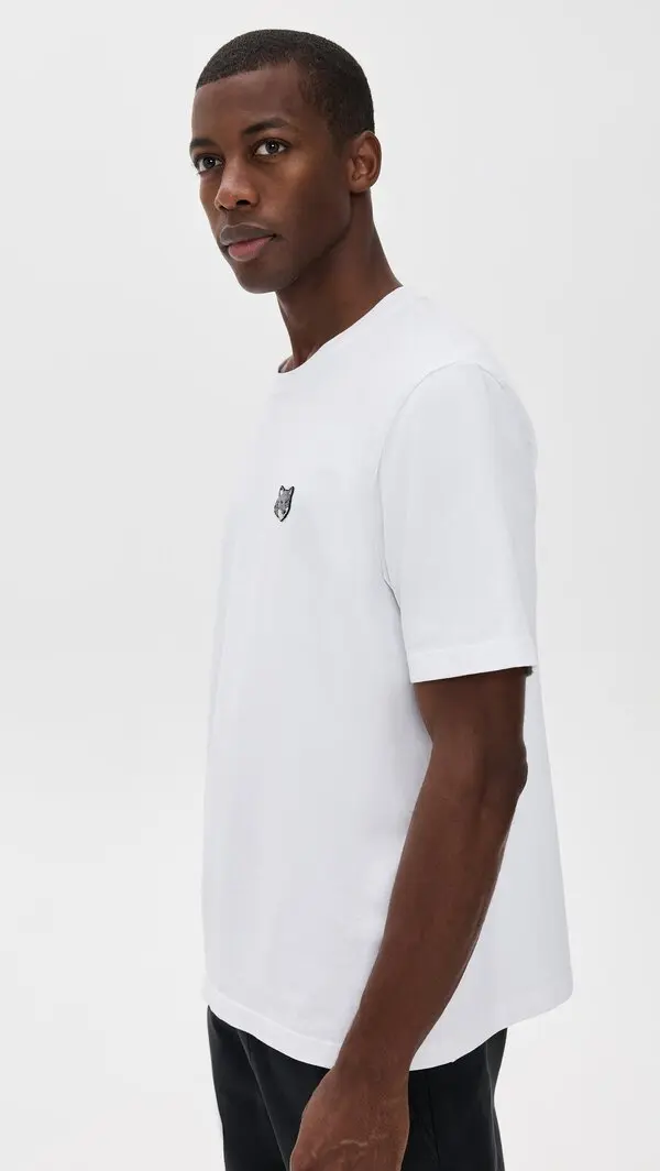 Maison Kitsuné Grey Fox Head Patch Comfort Tee