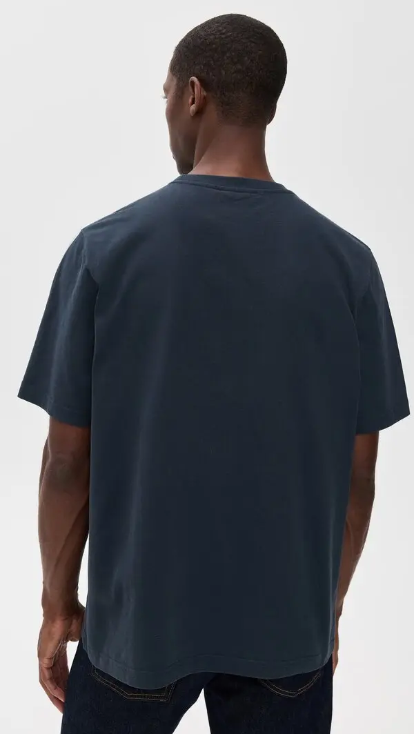 Maison Kitsuné Grey Fox Head Patch Comfort Tee