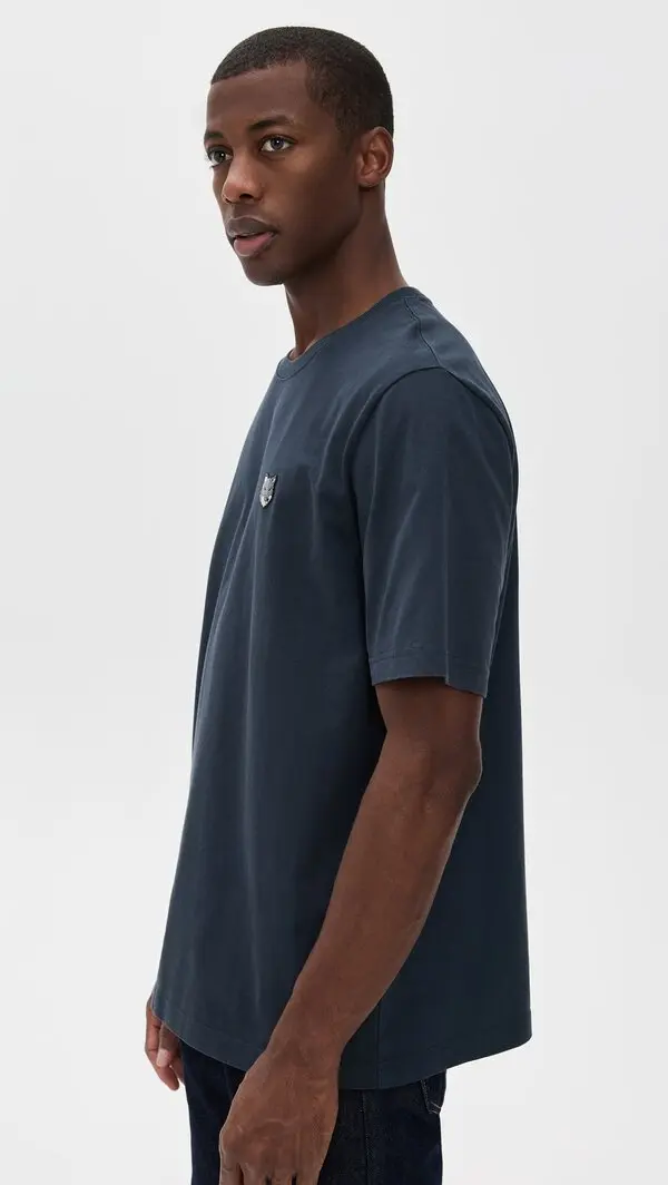 Maison Kitsuné Grey Fox Head Patch Comfort Tee