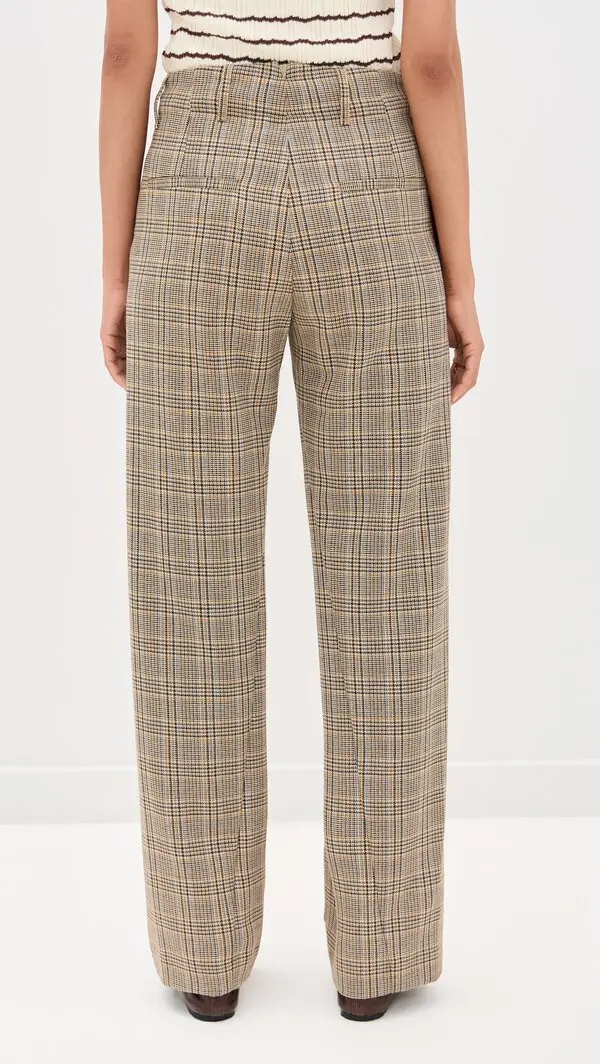 Rag & Bone Shea Plaid Trousers