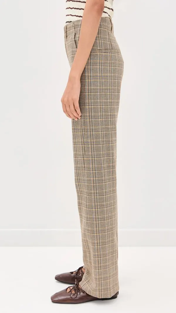 Rag & Bone Shea Plaid Trousers
