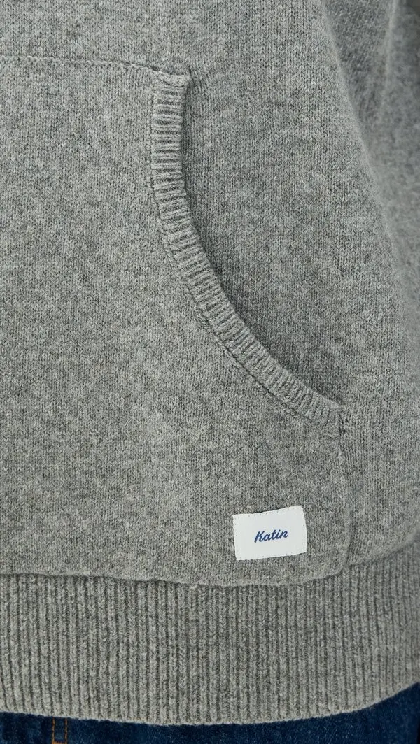 KATIN Hayes Hooded Henley Sweater