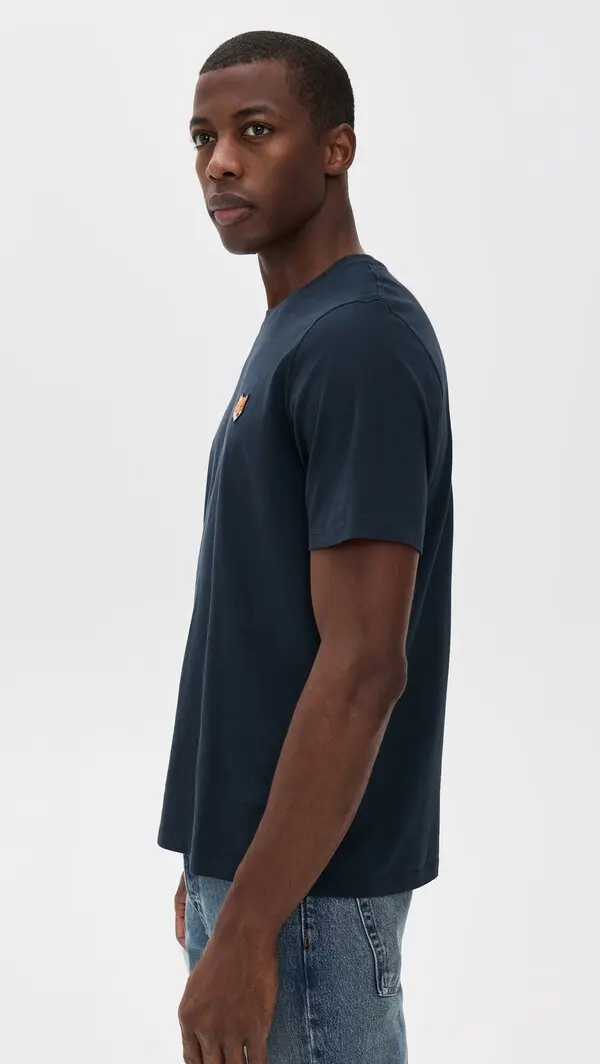 Maison Kitsuné Fox Head Patch Regular Tee - Classic Navy