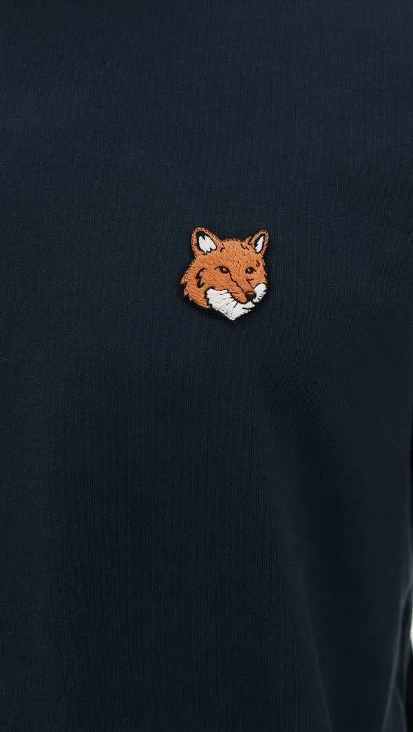 Maison Kitsuné Fox Head Patch Regular Tee - Classic Navy