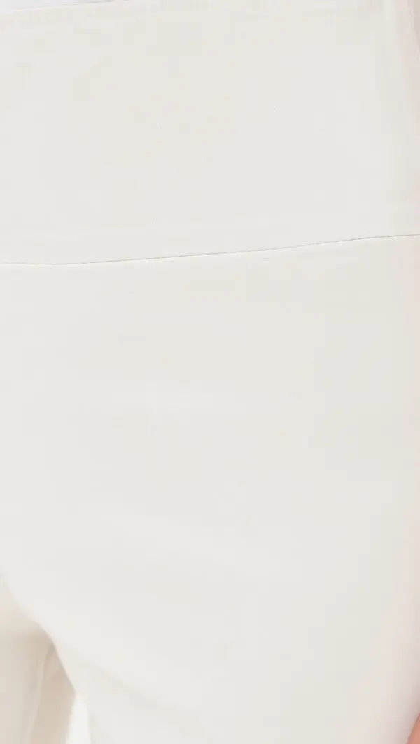 Sprwmn Leather Crop Flare Trousers