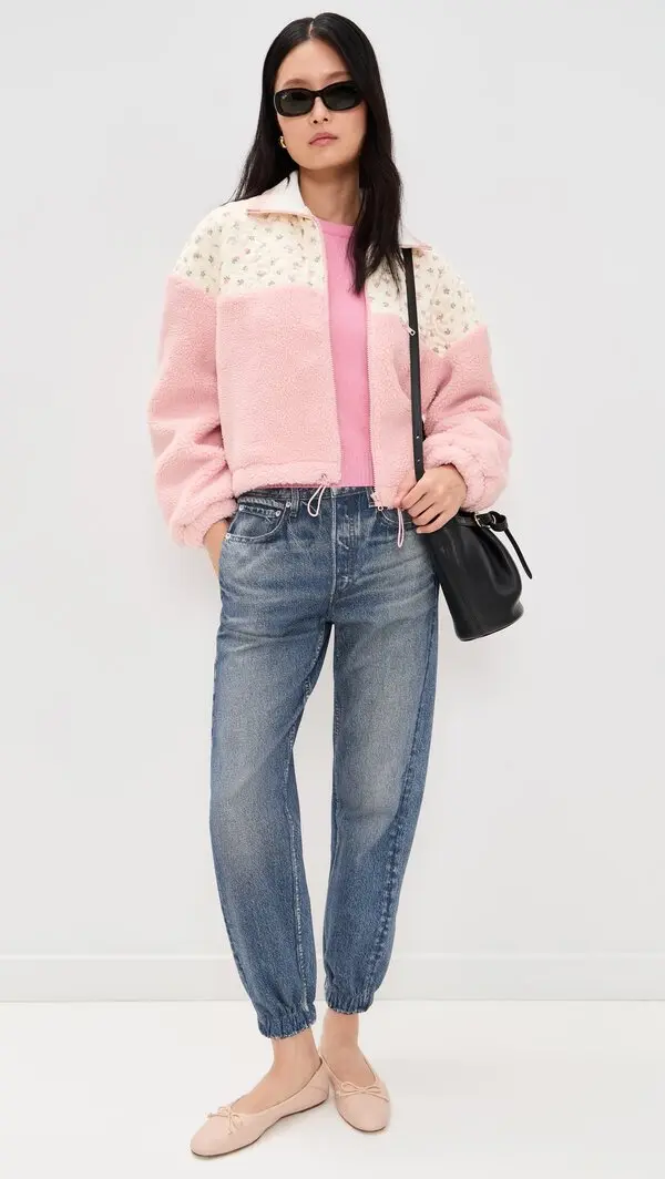 For Love & Lemons Saide Sherpa Jacket