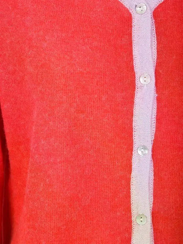 IN BED WITH YOU Contrast-panel Cardigan