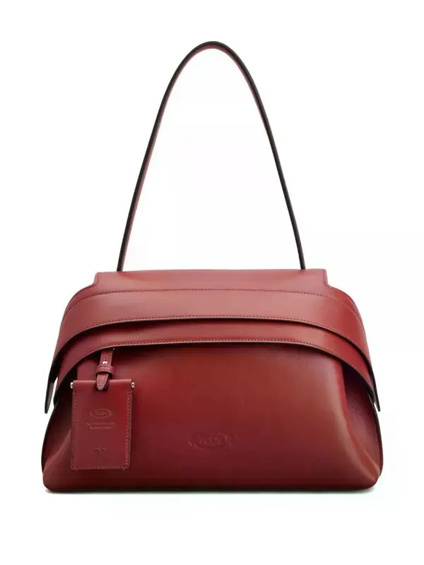 TOD'S Leather Flap Shoulder Bag